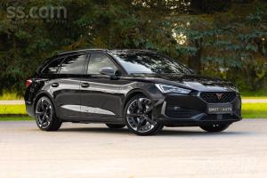 Black Cupra Leon 2022 in Jelgava, with an engine capacity of 1.40 L and mileage of 0 thousand km for 21000 €, photo  on AUTOMOTO.COM.LV