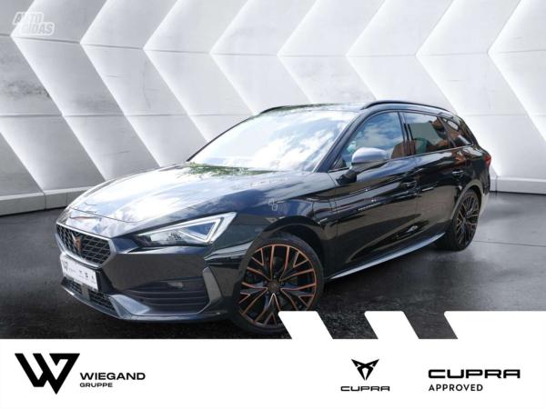 Black Cupra Leon 2023 in Kaunas, with an engine capacity of 1.40 L and mileage of 38 thousand km for 31666 €, photo 1 on AUTOMOTO.COM.LV