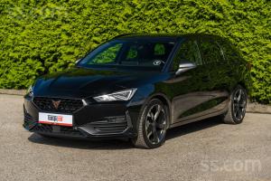Black Cupra Leon 2023 in Riga, with an engine capacity of 1.50 L and mileage of 73 thousand km for 21950 €, photo  on AUTOMOTO.COM.LV