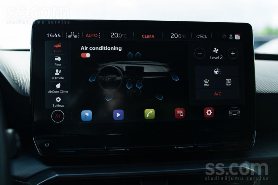 Black Cupra Leon 2023 in Riga, with an engine capacity of 1.50 L and mileage of 73 thousand km for 21950 €, photo 19 on AUTOMOTO.COM.LV