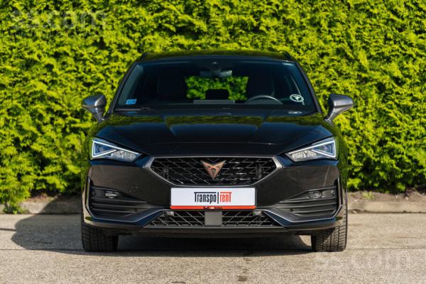 Black Cupra Leon 2023 in Riga, with an engine capacity of 1.50 L and mileage of 73 thousand km for 21950 €, photo 2 on AUTOMOTO.COM.LV