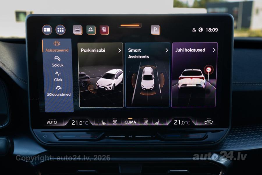 Черный Cupra Leon 2024 в Таллин, объемом двигателя 1.50 л и пробегом 51 тыс. км за 31499 €, фото 19 на AUTOMOTO.COM.LV