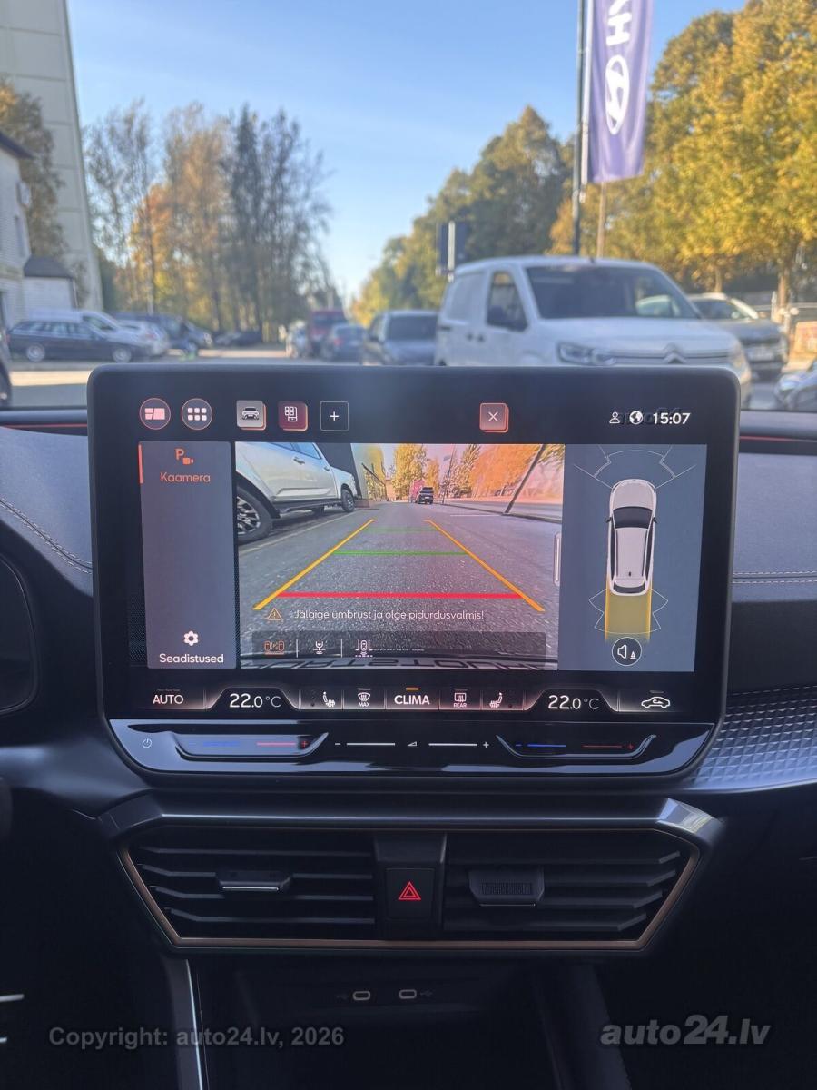 Черный Cupra Leon 2026 в Тарту, объемом двигателя 2.00 л и пробегом 0 тыс. км за 33100 €, фото 19 на AUTOMOTO.COM.LV