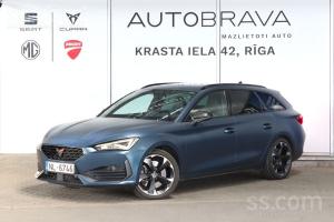 Blue Cupra Leon 2023 in Riga, with an engine capacity of 2.00 L and mileage of 77 thousand km for 24990 €, photo  on AUTOMOTO.COM.LV