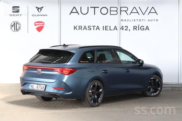 Синий Cupra Leon 2023 в Рига, объемом двигателя 2.00 л и пробегом 77 тыс. км за 24990 €, фото 6 на AUTOMOTO.COM.LV