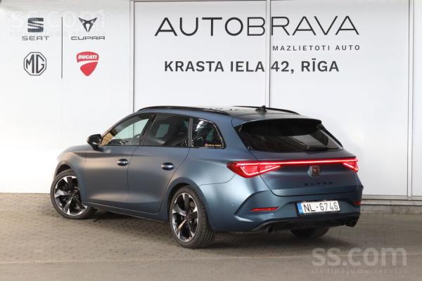 Синий Cupra Leon 2023 в Рига, объемом двигателя 2.00 л и пробегом 77 тыс. км за 24990 €, фото 8 на AUTOMOTO.COM.LV