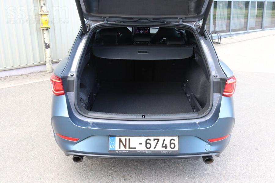 Blue Cupra Leon 2023 in Riga, with an engine capacity of 2.00 L and mileage of 77 thousand km for 24990 €, photo 33 on AUTOMOTO.COM.LV
