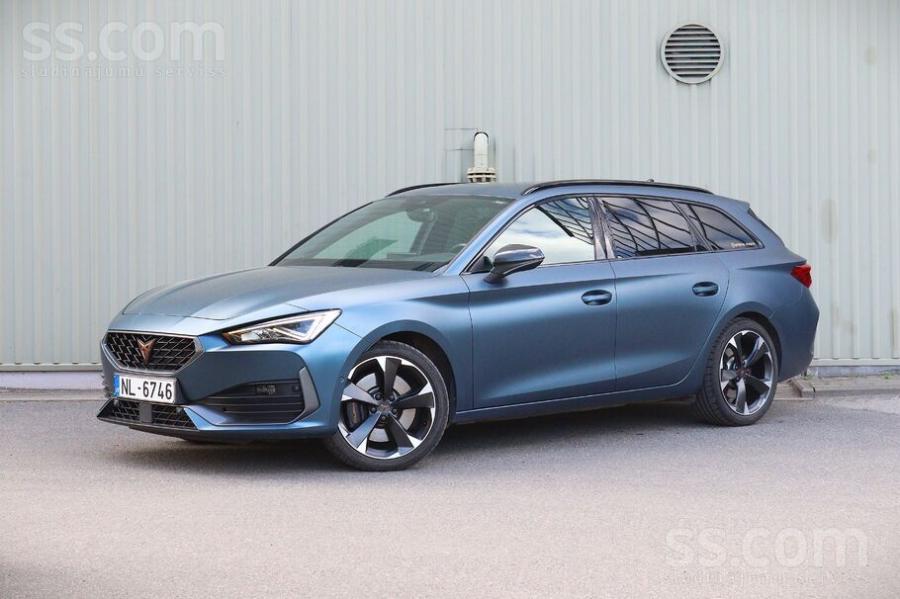 Blue Cupra Leon 2023 in Riga, with an engine capacity of 2.00 L and mileage of 77 thousand km for 24990 €, photo 34 on AUTOMOTO.COM.LV
