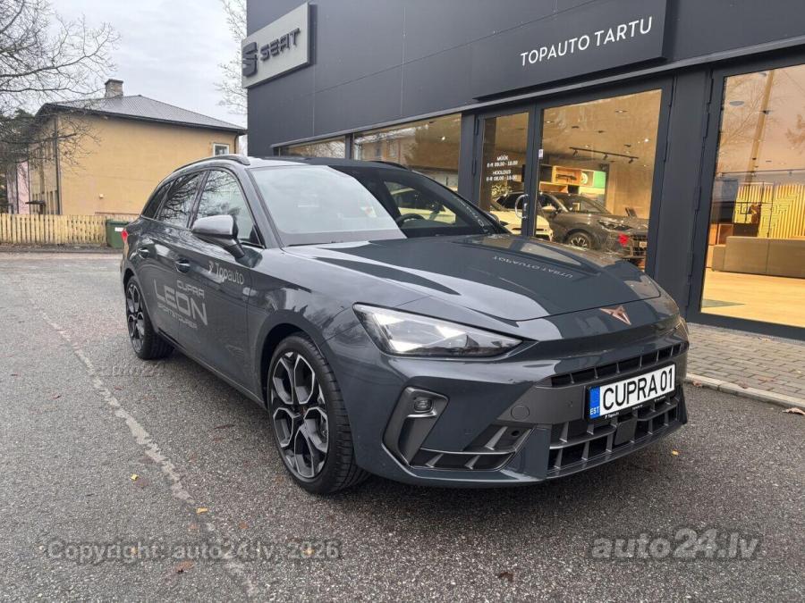 Zils Cupra Leon 2025 Tartu, ar dzinēja tilpumu 1.50 L un nobraukumu 2 tūkst. km par 34990 €, foto 2 vietnē AUTOMOTO.COM.LV