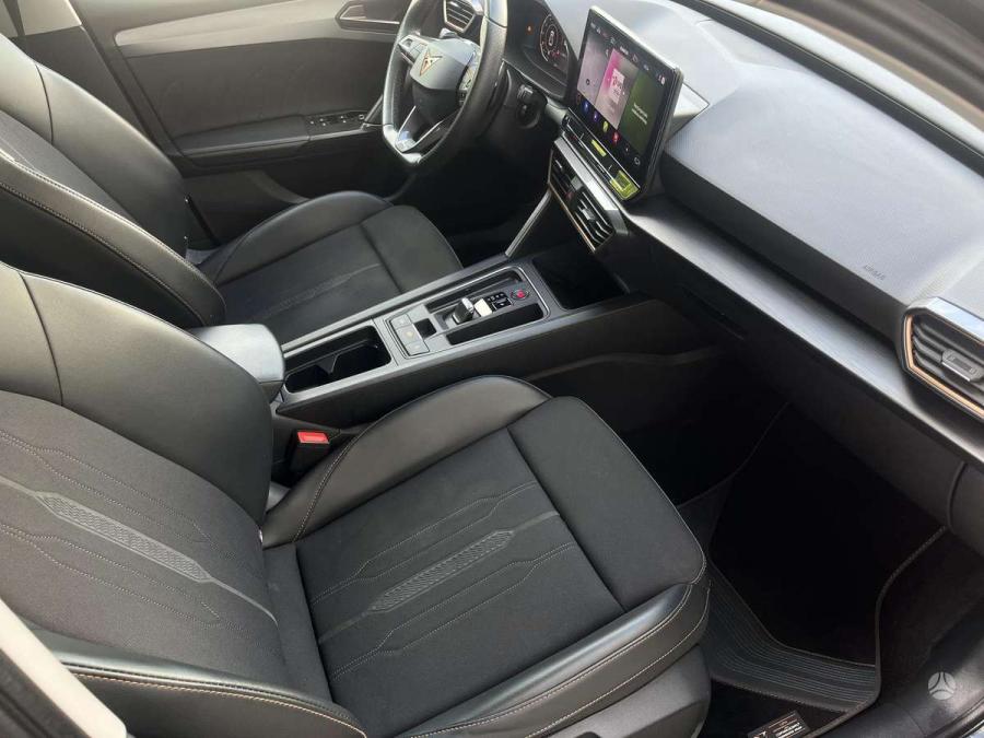 Pelēks Cupra Leon 2023 Viļņa, ar dzinēja tilpumu 1.50 L un nobraukumu 136 tūkst. km par 19450 €, foto 14 vietnē AUTOMOTO.COM.LV