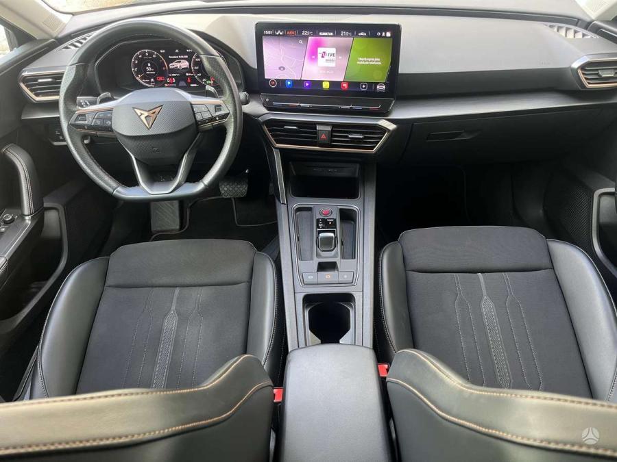 Pelēks Cupra Leon 2023 Viļņa, ar dzinēja tilpumu 1.50 L un nobraukumu 136 tūkst. km par 19450 €, foto 15 vietnē AUTOMOTO.COM.LV