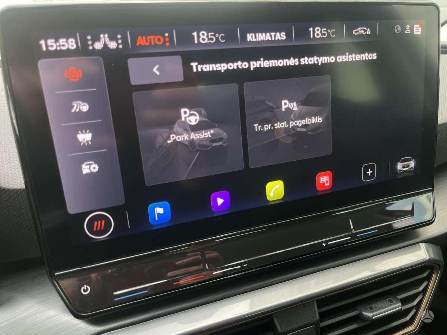 Pelēks Cupra Leon 2023 Viļņa, ar dzinēja tilpumu 1.50 L un nobraukumu 136 tūkst. km par 19450 €, foto 23 vietnē AUTOMOTO.COM.LV