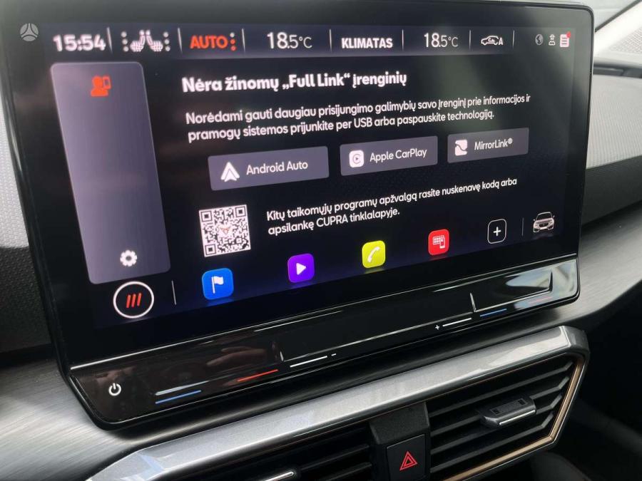 Pelēks Cupra Leon 2023 Viļņa, ar dzinēja tilpumu 1.50 L un nobraukumu 136 tūkst. km par 19450 €, foto 27 vietnē AUTOMOTO.COM.LV