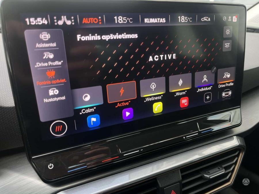 Pelēks Cupra Leon 2023 Viļņa, ar dzinēja tilpumu 1.50 L un nobraukumu 136 tūkst. km par 19450 €, foto 30 vietnē AUTOMOTO.COM.LV