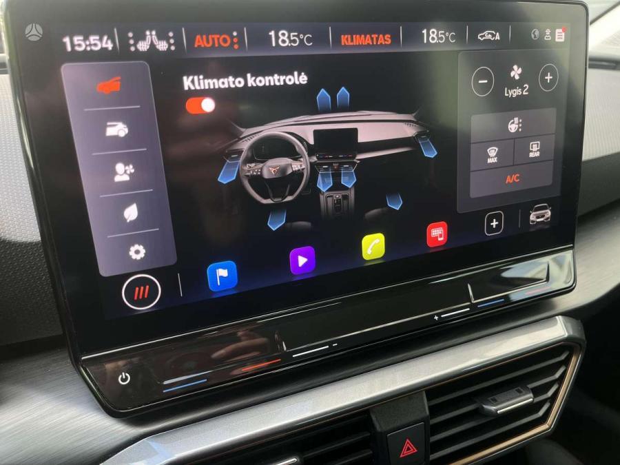 Pelēks Cupra Leon 2023 Viļņa, ar dzinēja tilpumu 1.50 L un nobraukumu 136 tūkst. km par 19450 €, foto 32 vietnē AUTOMOTO.COM.LV