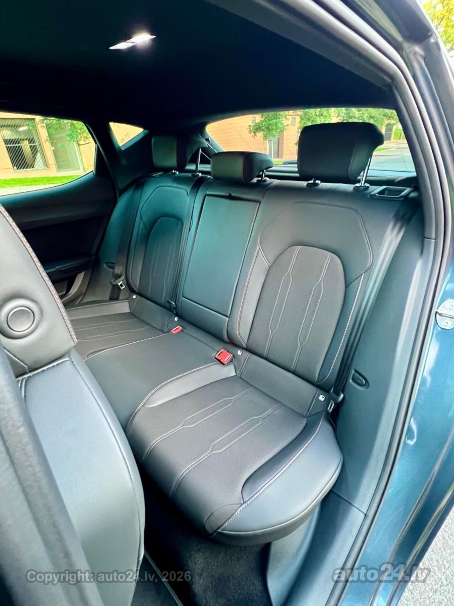 Grey Cupra Leon 2025 in Tallinn, with an engine capacity of 2.00 L and mileage of 15 thousand km for 26900 €, photo 16 on AUTOMOTO.COM.LV
