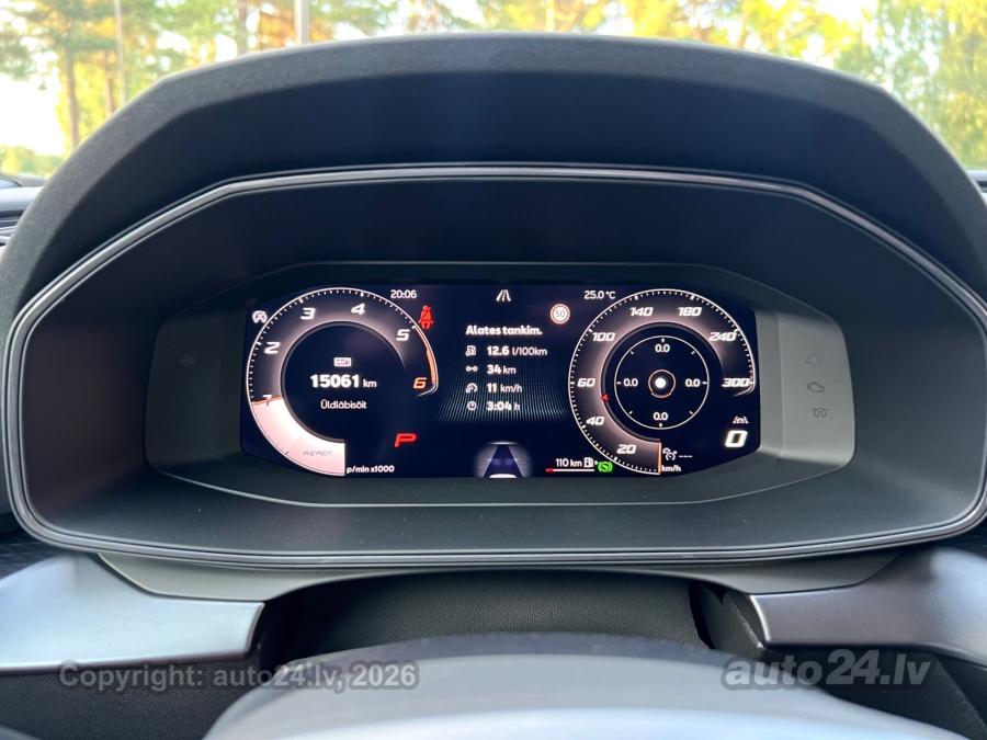 Grey Cupra Leon 2025 in Tallinn, with an engine capacity of 2.00 L and mileage of 15 thousand km for 26900 €, photo 26 on AUTOMOTO.COM.LV
