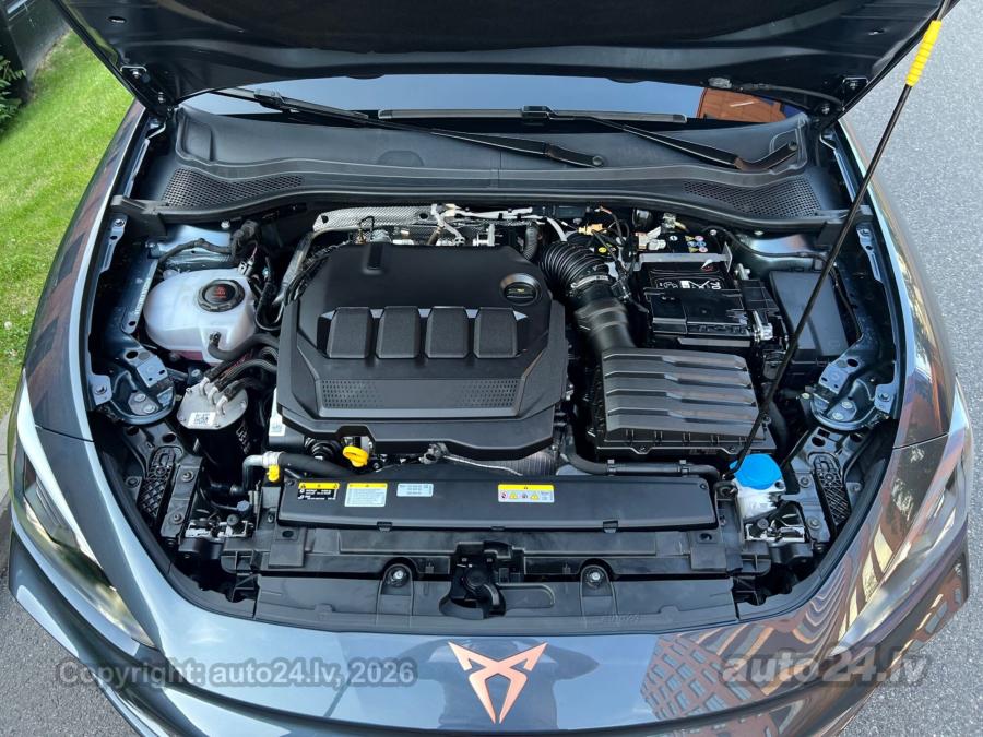 Grey Cupra Leon 2025 in Tallinn, with an engine capacity of 2.00 L and mileage of 15 thousand km for 26900 €, photo 27 on AUTOMOTO.COM.LV