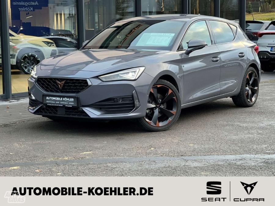 Grey Cupra Leon 2022 in Kaunas, with an engine capacity of 1.50 L and mileage of 44 thousand km for 29600 €, photo 1 on AUTOMOTO.COM.LV