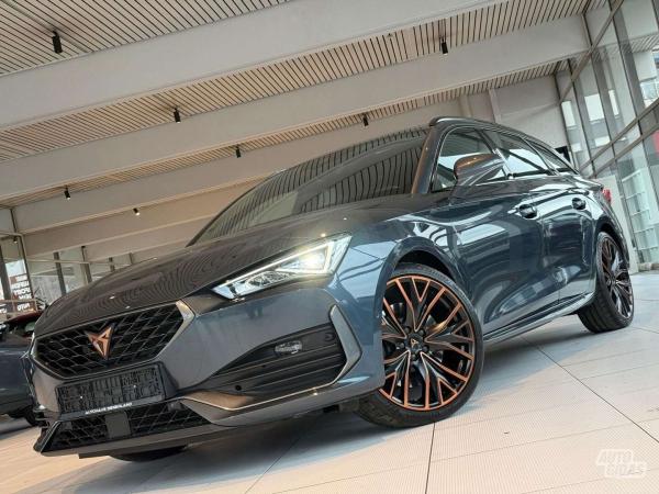 Grey Cupra Leon 2021 in Kaunas, with an engine capacity of 2.00 L and mileage of 60 thousand km for 32691 €, photo 1 on AUTOMOTO.COM.LV