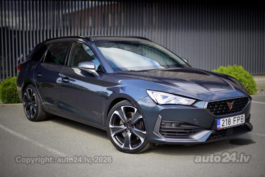 Grey Cupra Leon 2021 in Tallinn, with an engine capacity of 2.00 L and mileage of 59 thousand km for 28000 €, photo 1 on AUTOMOTO.COM.LV
