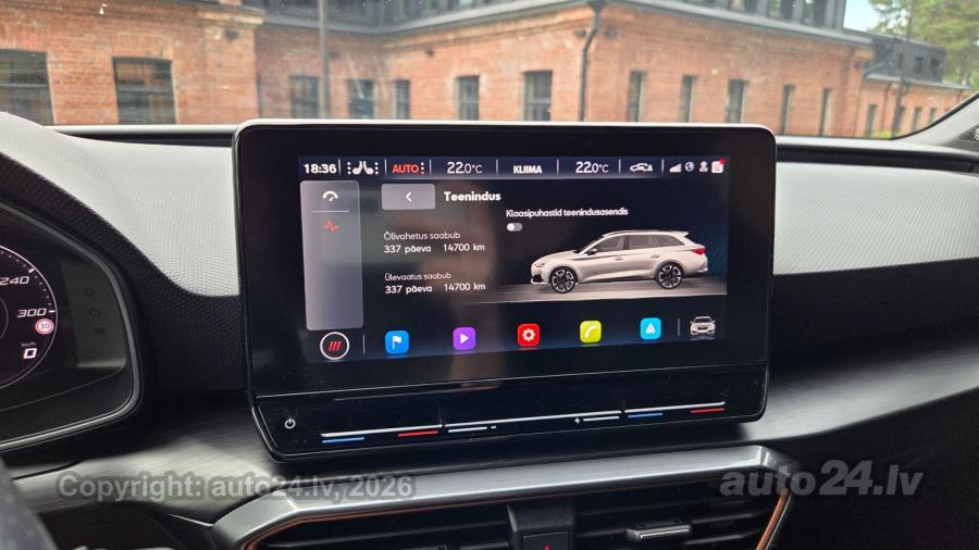 Pelēks Cupra Leon 2021 Tallina, ar dzinēja tilpumu 2.00 L un nobraukumu 71 tūkst. km par 25990 €, foto 27 vietnē AUTOMOTO.COM.LV