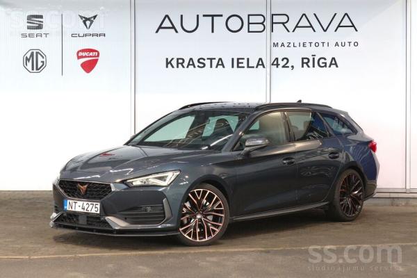 Grey Cupra Leon 2022 in Riga, with an engine capacity of 2.00 L and mileage of 51 thousand km for 26990 €, photo 1 on AUTOMOTO.COM.LV