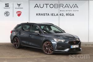 Grey Cupra Leon 2022 in Riga, with an engine capacity of 2.00 L and mileage of 51 thousand km for 26990 €, photo 4 on AUTOMOTO.COM.LV