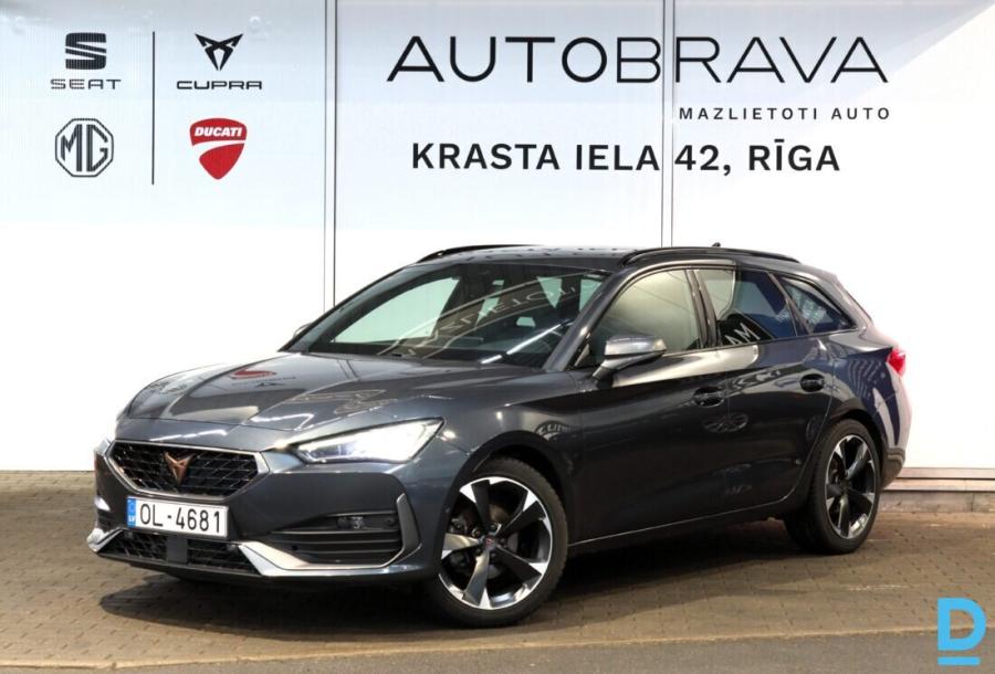 Grey Cupra Leon 2023 in Riga, with an engine capacity of 1.50 L and mileage of 30 thousand km for 24990 €, photo 1 on AUTOMOTO.COM.LV