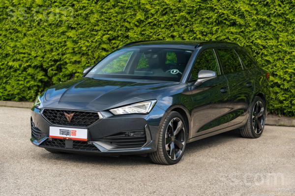 Grey Cupra Leon 2023 in Riga, with an engine capacity of 1.50 L and mileage of 84 thousand km for 21500 €, photo 1 on AUTOMOTO.COM.LV