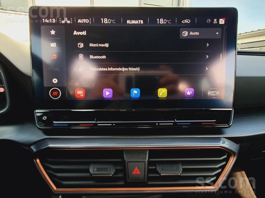 Pelēks Cupra Leon 2023 Rīga, ar dzinēja tilpumu 2.00 L un nobraukumu 41 tūkst. km par 27900 €, foto 19 vietnē AUTOMOTO.COM.LV