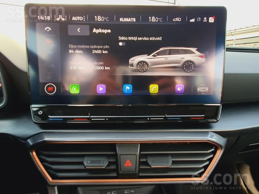 Pelēks Cupra Leon 2023 Rīga, ar dzinēja tilpumu 2.00 L un nobraukumu 41 tūkst. km par 27900 €, foto 27 vietnē AUTOMOTO.COM.LV
