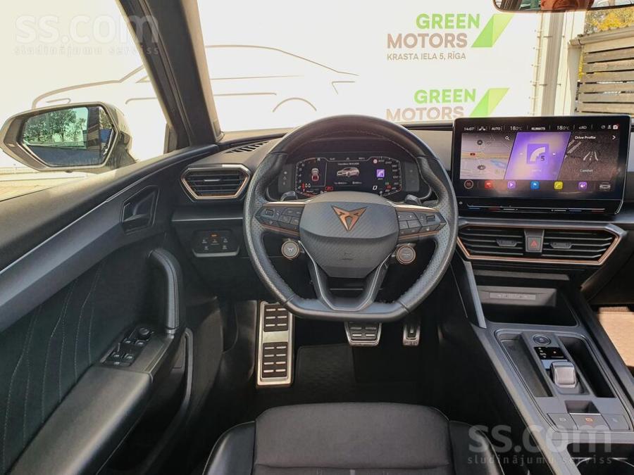 Pelēks Cupra Leon 2023 Rīga, ar dzinēja tilpumu 2.00 L un nobraukumu 42 tūkst. km par 27900 €, foto 12 vietnē AUTOMOTO.COM.LV