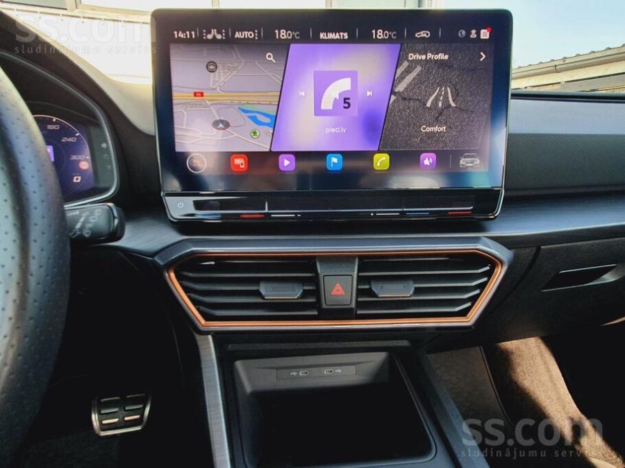 Pelēks Cupra Leon 2023 Rīga, ar dzinēja tilpumu 2.00 L un nobraukumu 42 tūkst. km par 27900 €, foto 16 vietnē AUTOMOTO.COM.LV