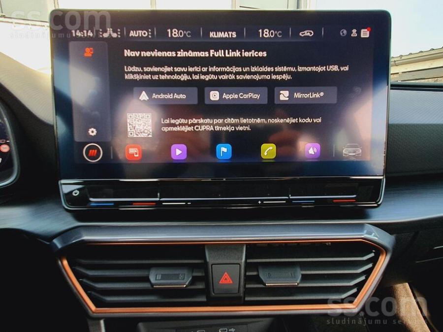 Pelēks Cupra Leon 2023 Rīga, ar dzinēja tilpumu 2.00 L un nobraukumu 42 tūkst. km par 27900 €, foto 20 vietnē AUTOMOTO.COM.LV