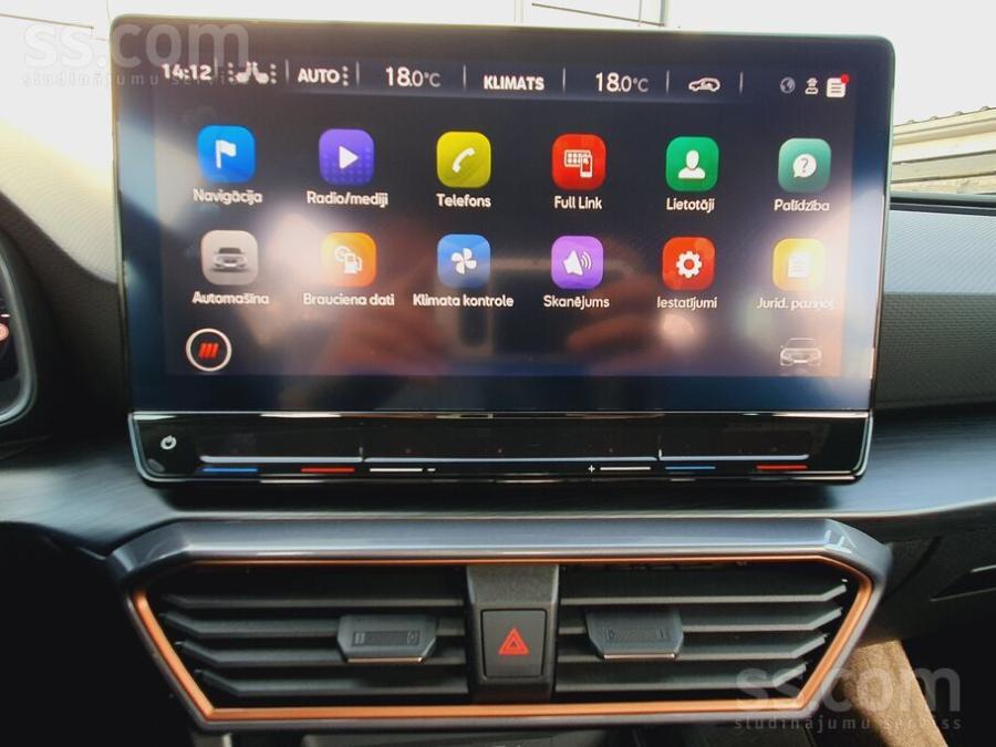 Pelēks Cupra Leon 2023 Rīga, ar dzinēja tilpumu 2.00 L un nobraukumu 42 tūkst. km par 27900 €, foto 22 vietnē AUTOMOTO.COM.LV
