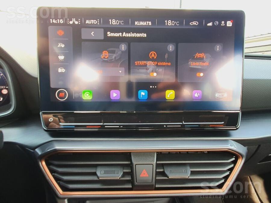 Pelēks Cupra Leon 2023 Rīga, ar dzinēja tilpumu 2.00 L un nobraukumu 42 tūkst. km par 27900 €, foto 25 vietnē AUTOMOTO.COM.LV