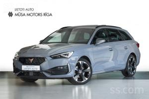 Grey Cupra Leon 2024 in Riga, with an engine capacity of 1.50 L and mileage of 27 thousand km for 26790 €, photo 1 on AUTOMOTO.COM.LV