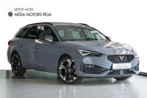 Grey Cupra Leon 2024 in Riga, with an engine capacity of 1.50 L and mileage of 27 thousand km for 26790 €, photo 8 on AUTOMOTO.COM.LV
