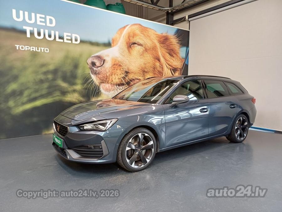 Pelēks Cupra Leon 2024 Tallina, ar dzinēja tilpumu 2.00 L un nobraukumu 55 tūkst. km par 27500 €, foto 1 vietnē AUTOMOTO.COM.LV