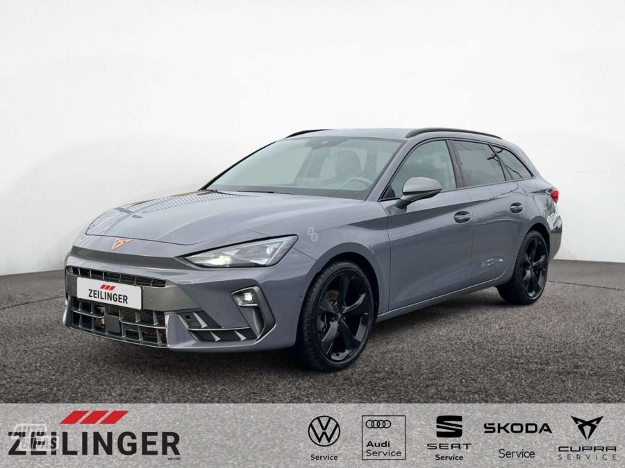 Grey Cupra Leon 2025 in Kaunas, with an engine capacity of 1.50 L and mileage of 16 thousand km for 33161 €, photo 1 on AUTOMOTO.COM.LV