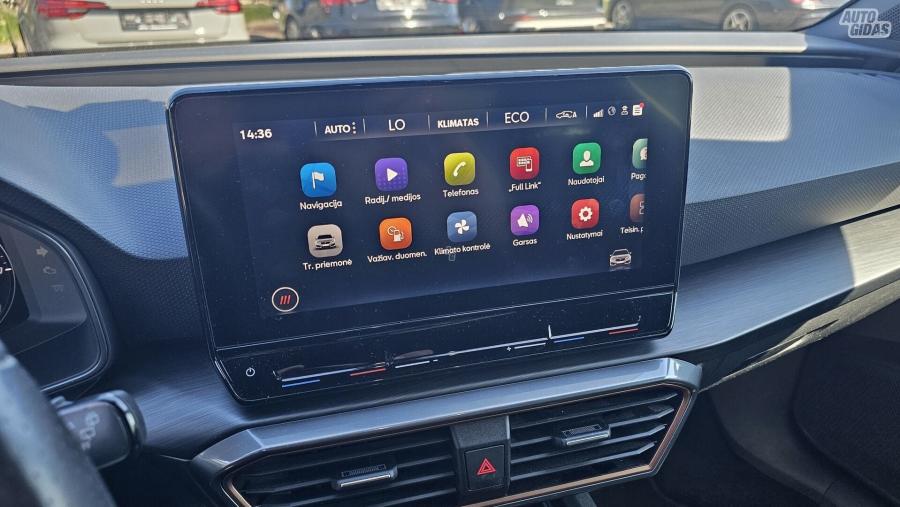 Cupra Leon 2021 Prienai, ar dzinēja tilpumu 1.40 L un nobraukumu 198 tūkst. km par 15100 €, foto 20 vietnē AUTOMOTO.COM.LV