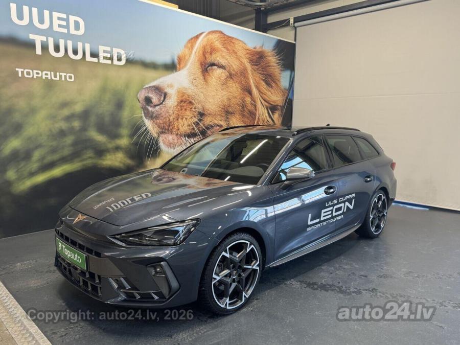 Cupra Leon 2024 Tallina, ar dzinēja tilpumu 1.50 L un nobraukumu 19 tūkst. km par 33900 €, foto 1 vietnē AUTOMOTO.COM.LV