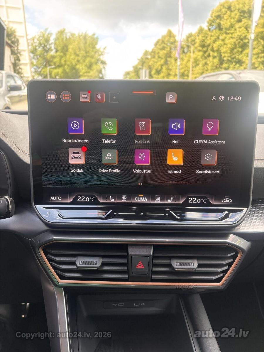 Cupra Leon 2026 Tartu, ar dzinēja tilpumu 1.50 L un nobraukumu 0 tūkst. km par 35450 €, foto 15 vietnē AUTOMOTO.COM.LV