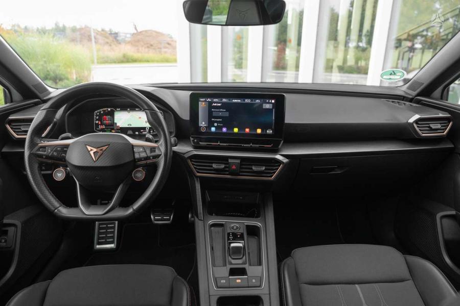 Balts Cupra Leon 2021 Viļņa, ar dzinēja tilpumu 1.40 L un nobraukumu 232 tūkst. km par 15950 €, foto 15 vietnē AUTOMOTO.COM.LV