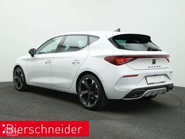 White Cupra Leon 2024 in Kaunas, with an engine capacity of 1.50 L and mileage of 14 thousand km for 29609 €, photo 3 on AUTOMOTO.COM.LV