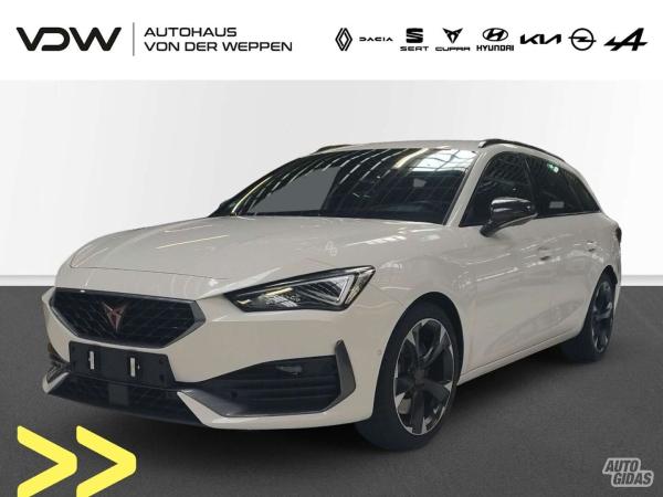 White Cupra Leon 2022 in Kaunas, with an engine capacity of 2.00 L and mileage of 19 thousand km for 33092 €, photo 1 on AUTOMOTO.COM.LV