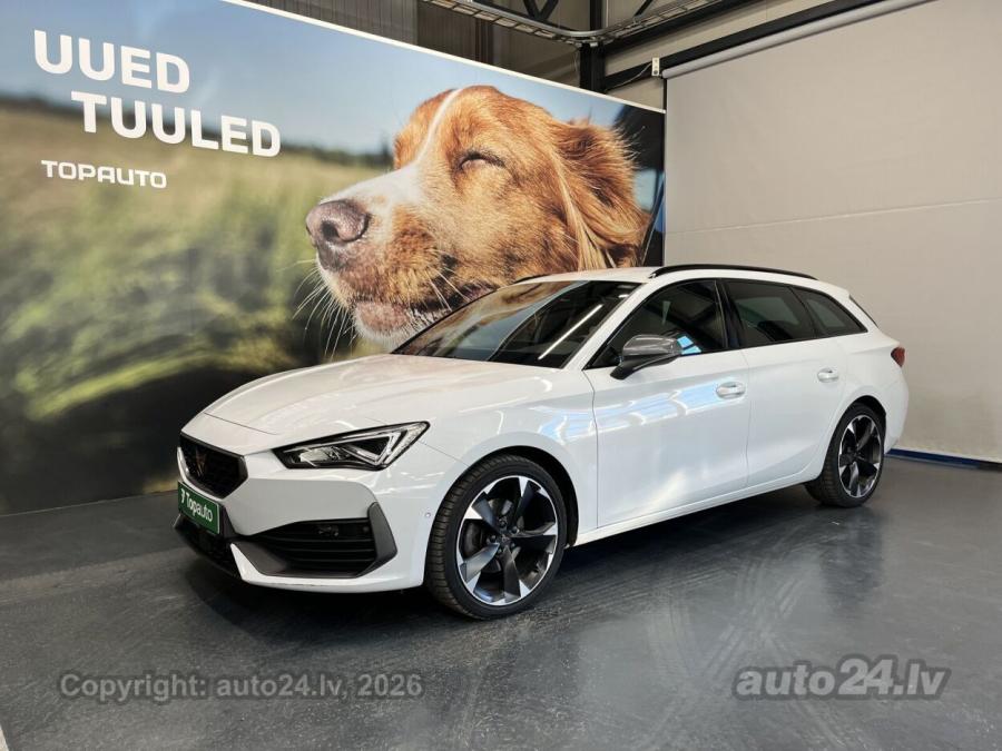 Balts Cupra Leon 2023 Tallina, ar dzinēja tilpumu 1.50 L un nobraukumu 74 tūkst. km par 24900 €, foto 1 vietnē AUTOMOTO.COM.LV