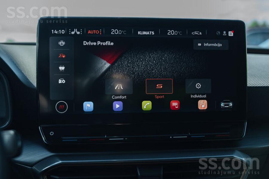 Белый Cupra Leon 2023 в Рига, объемом двигателя 1.50 л и пробегом 66 тыс. км за 21950 €, фото 23 на AUTOMOTO.COM.LV