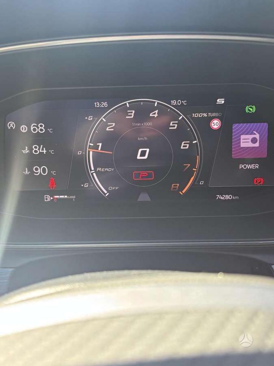 Balts Cupra Leon 2023 Viļņa, ar dzinēja tilpumu 1.98 L un nobraukumu 75 tūkst. km par 30900 €, foto 16 vietnē AUTOMOTO.COM.LV